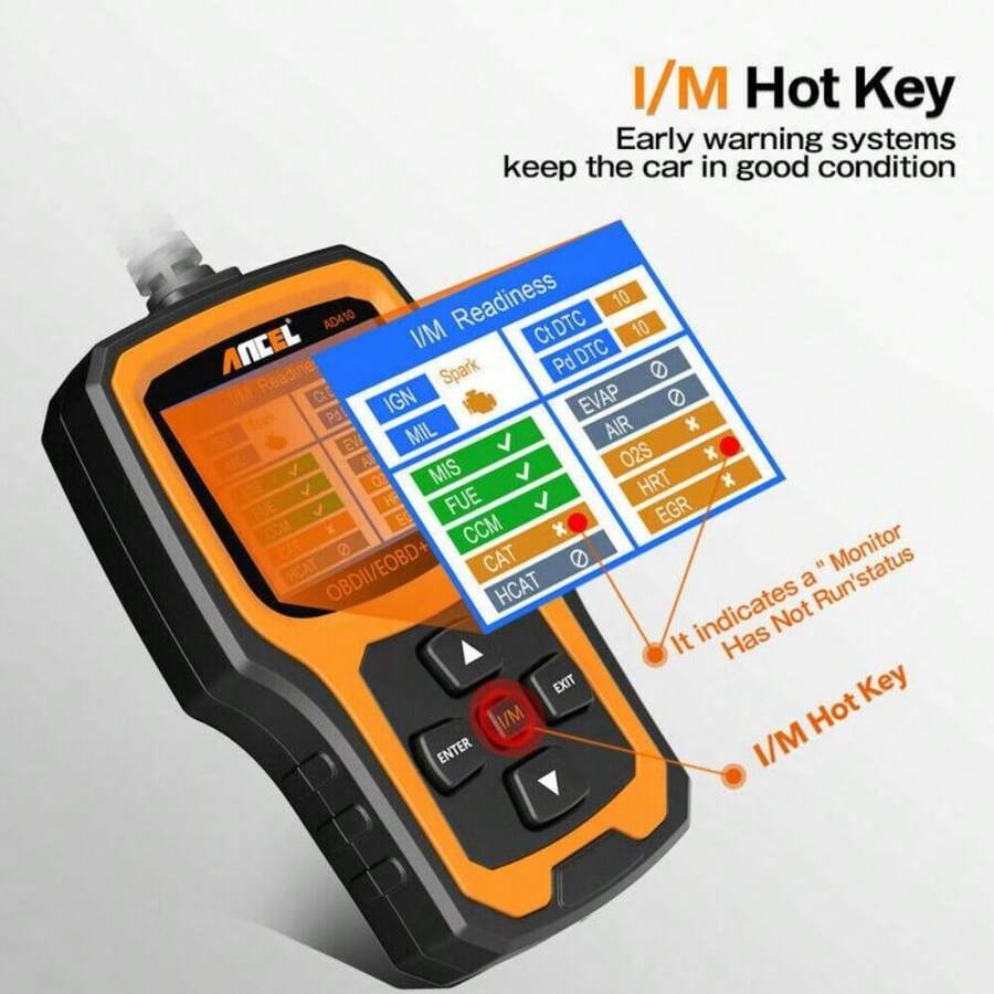 Scanner - Car Code Reader - Car OBD2 Scanner - Car Check Engine Light ...