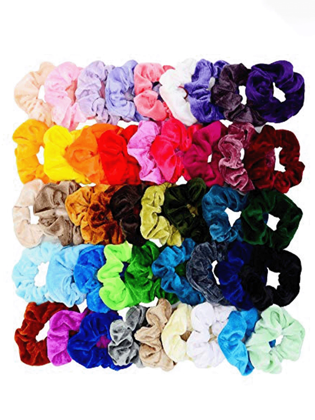 12/1pc Velvet Elastic Hairband Girls Hair Accessories - Great Gift For ...