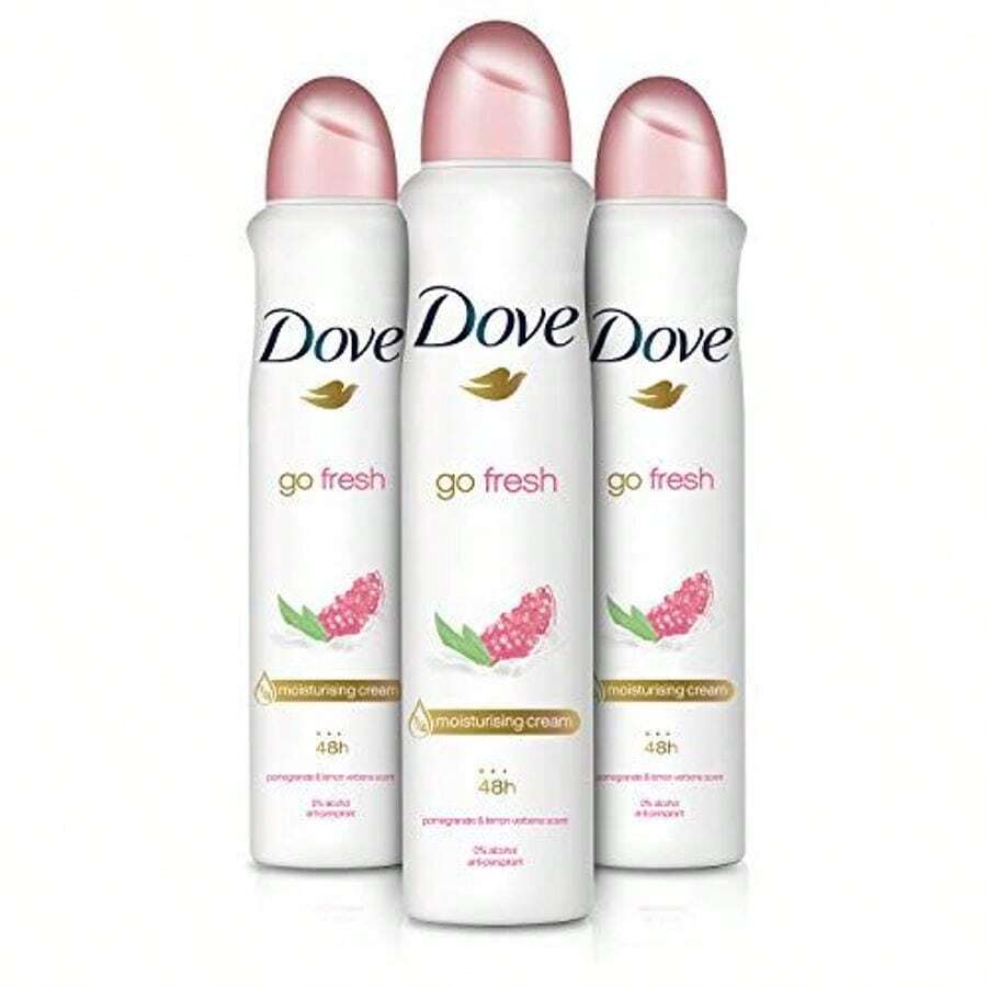 Dove Go Fresh Antiperspirant Body Spray 250Ml Pomegranate & Lemon ...