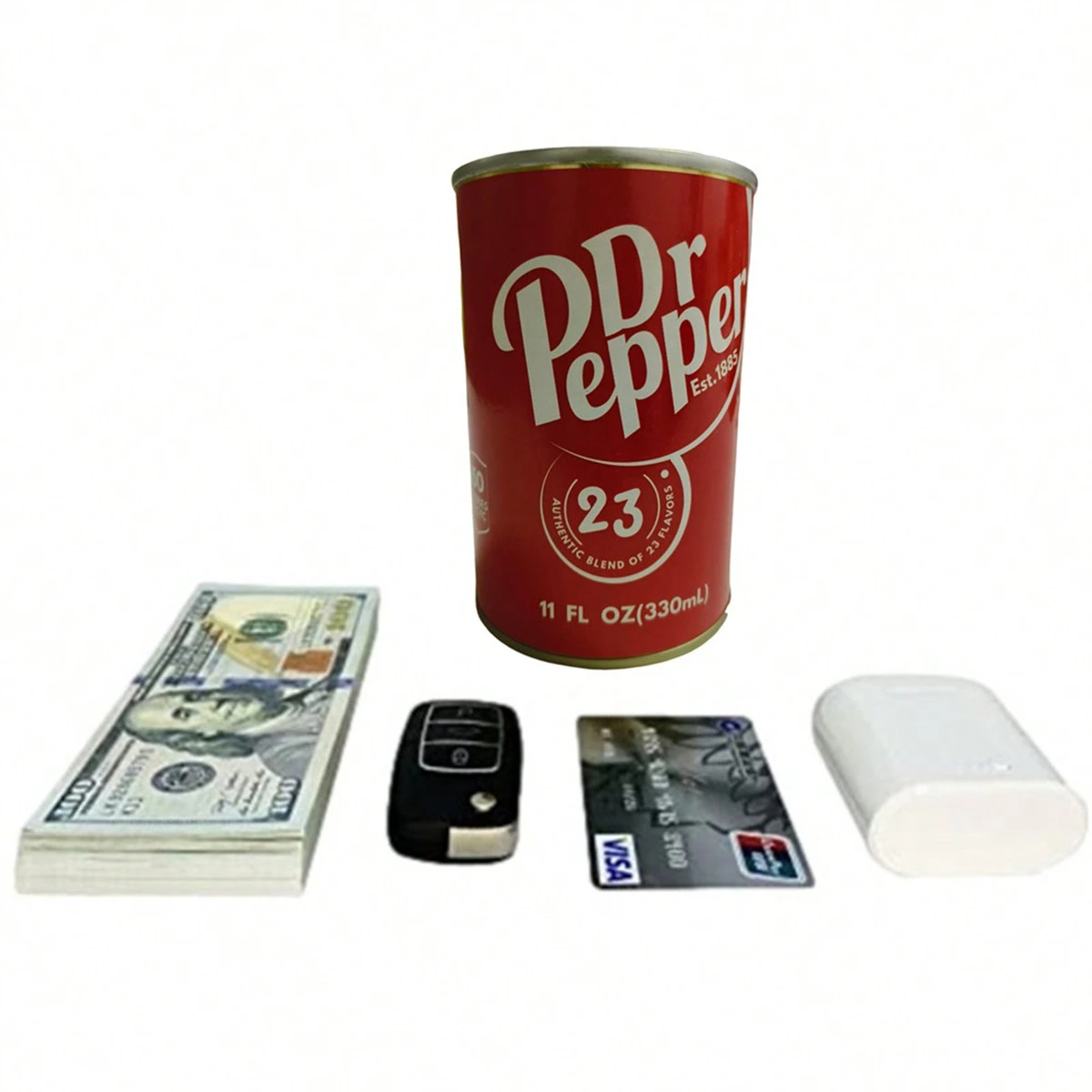 Metal Iron Coin Jar Fake Cola Can Personal Money Fake Beverage Jar ...