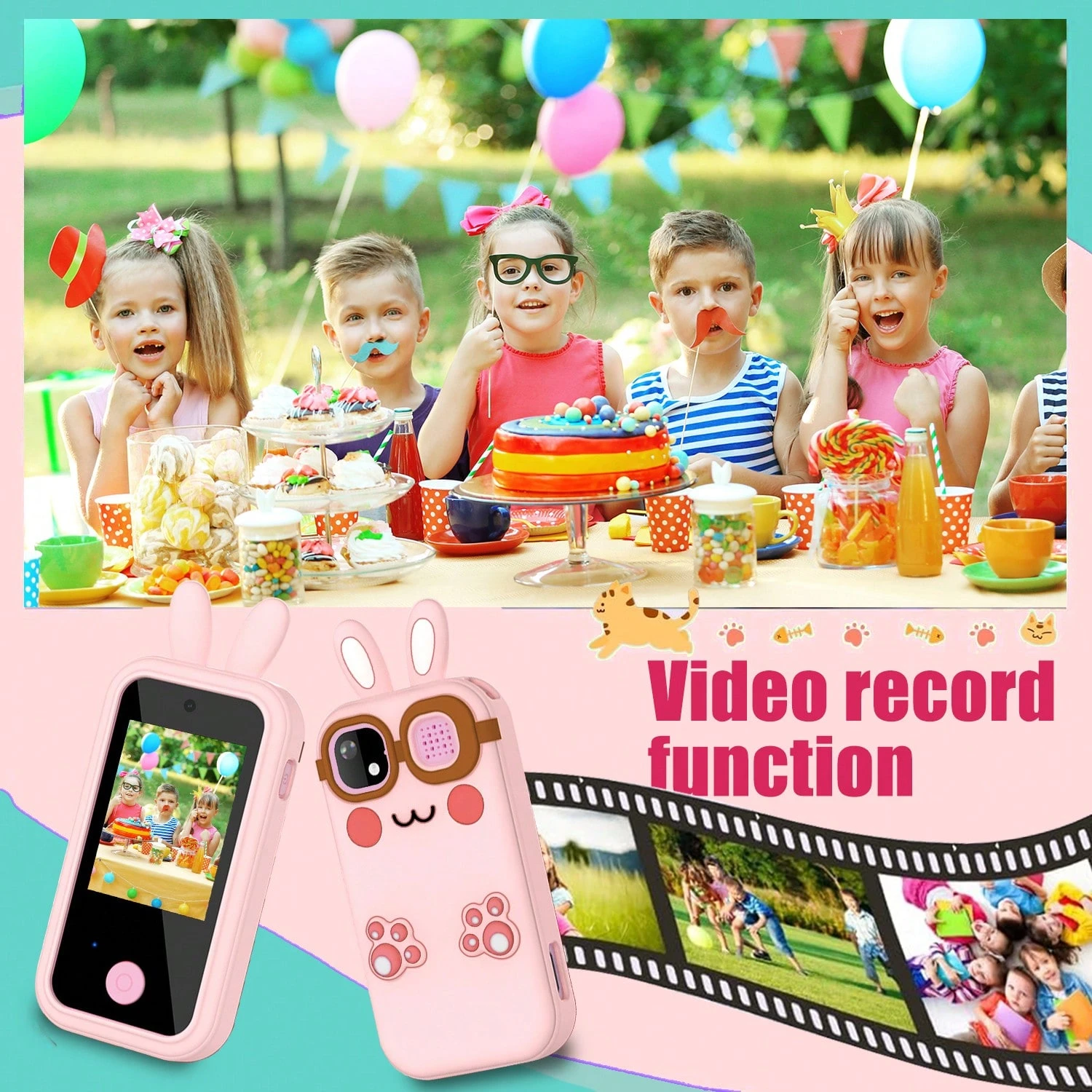 Kids Smart Phone For Girls Gifts For Girls Toys 6-12 Years Old Phone ...