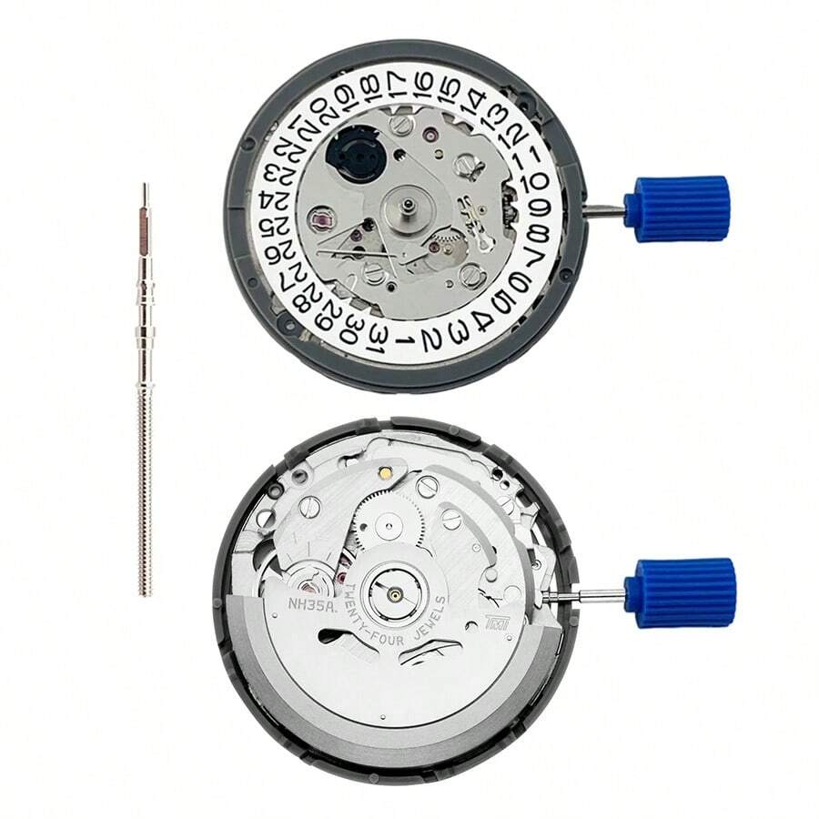 Japan Genuine NH35 Automatic Mechanical Movement High Accuracy 24 ...