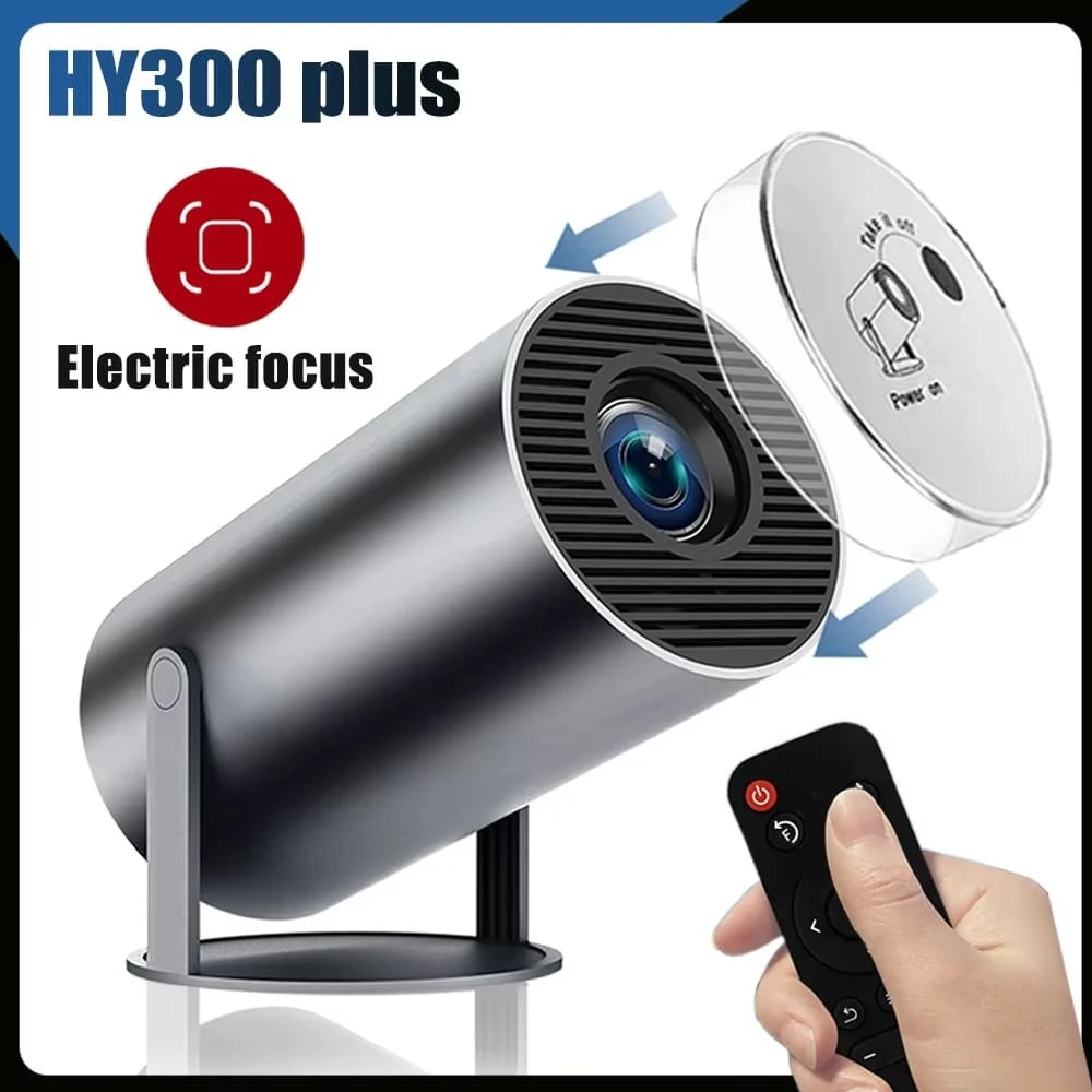 DITONG DITONG Hy300 Plus Projector 4K Android 1080P 1280*720P Full HD ...