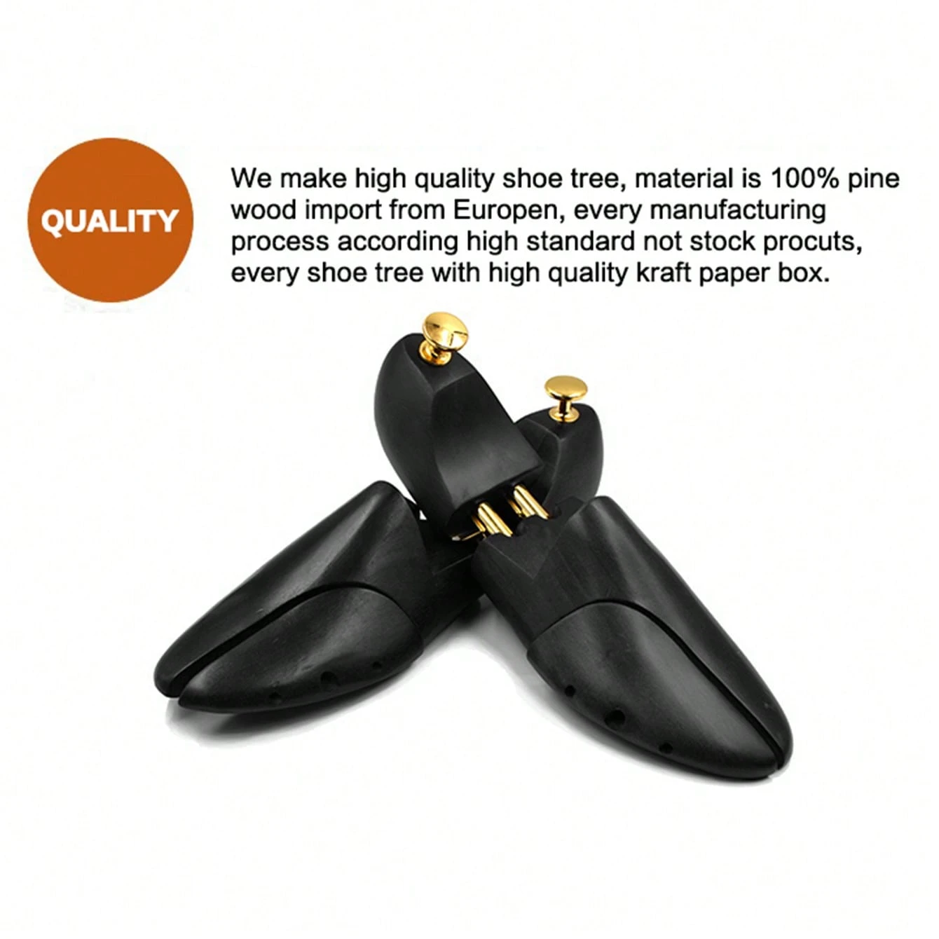 Men's And Women's Twin Tube Adjustable Red Cedar Shoe Tree Wood Shoe ...