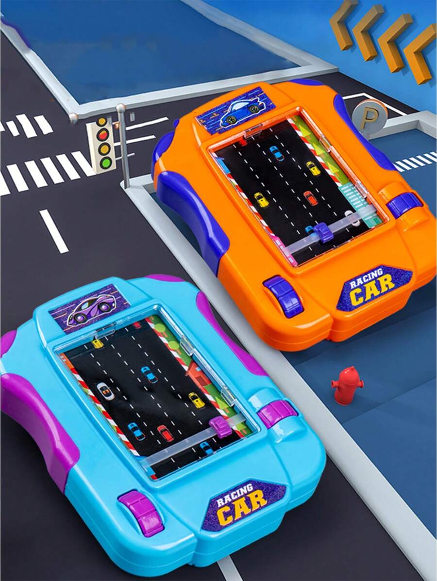 Racing Adventure Palm-Size Game Console Toy, Simulated Driving Small ...
