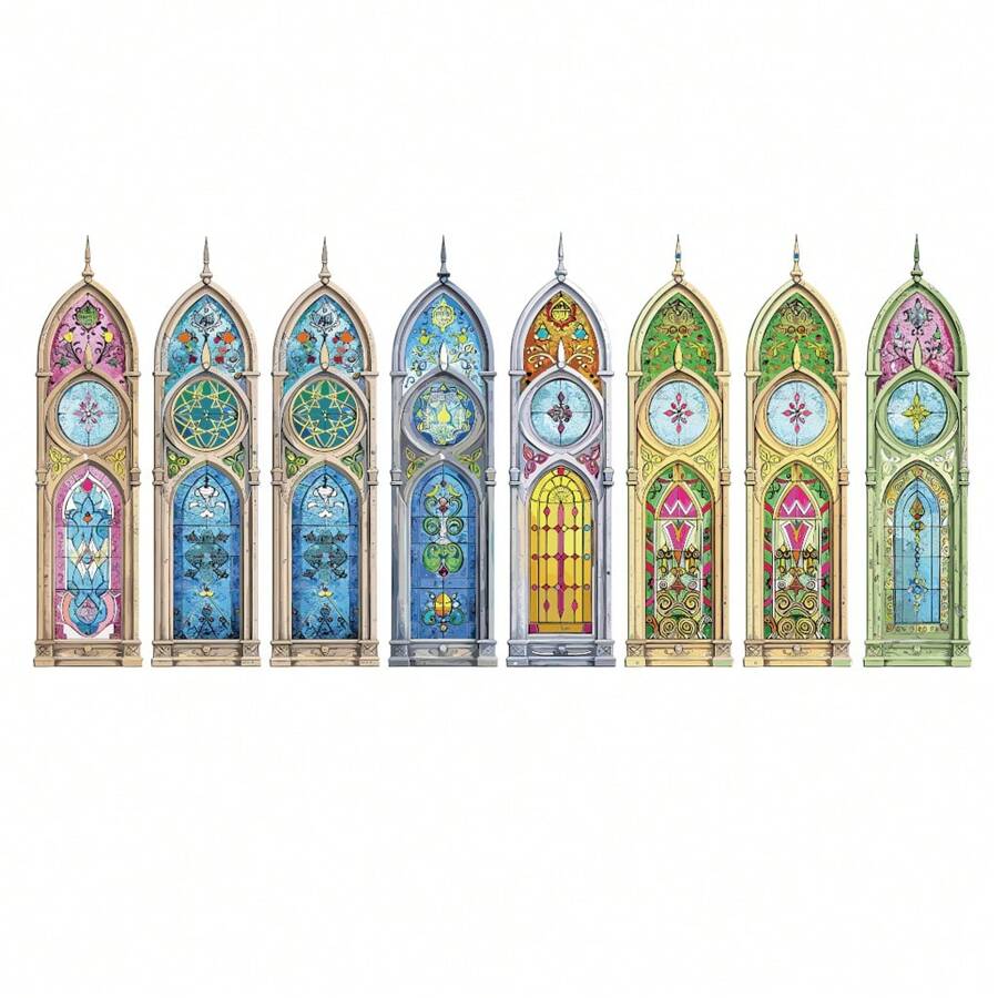 Central European Style Window Stickers, Suitable For Living Room ...