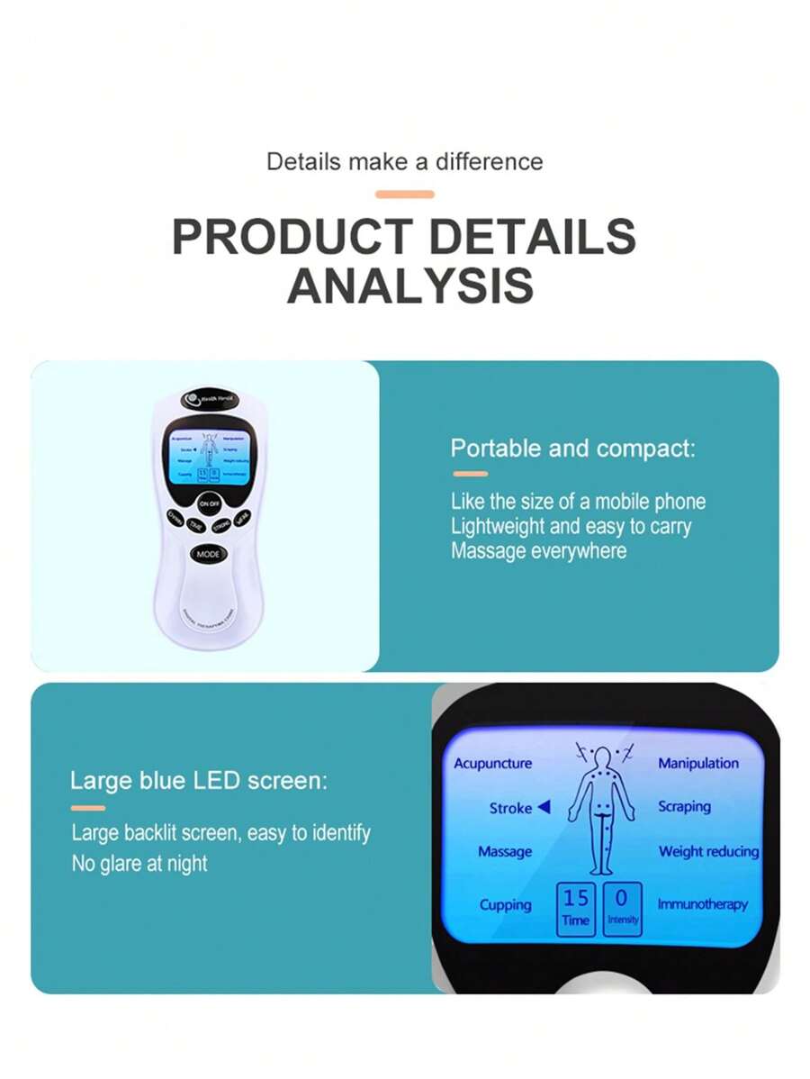 Professional Physiotherapy Tens Electrical Muscle Stimulator ...