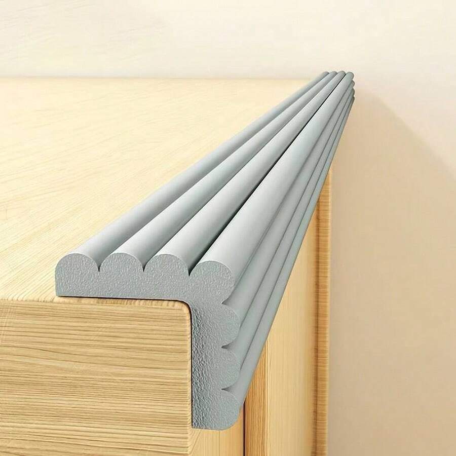 1 Roll Of 2M W-Shaped Home Use Thickened Self-Adhesive Table Corner ...