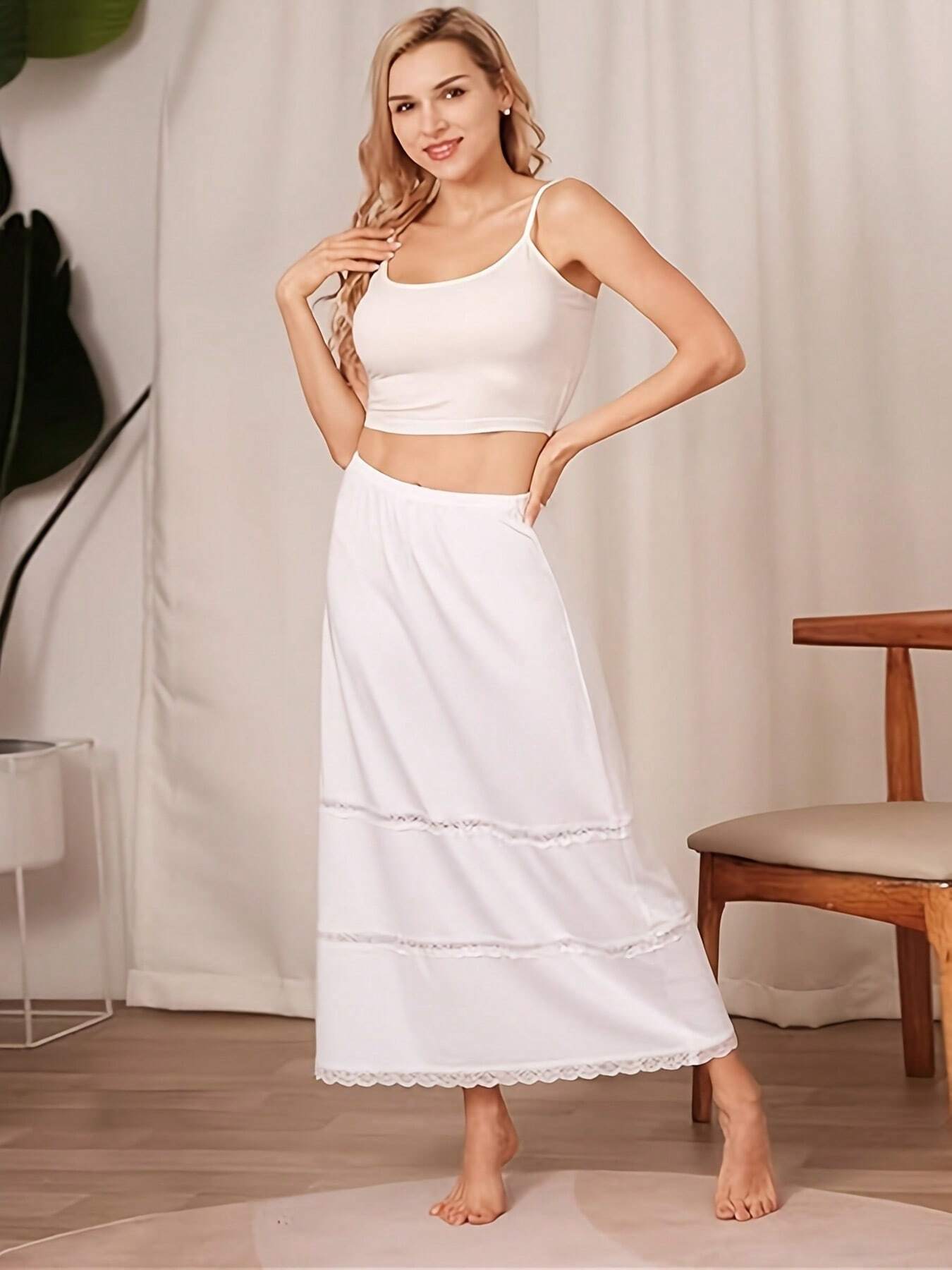 Demi-jupon élégant pour femmes - gaine abdominale de soutien moyen avec ...