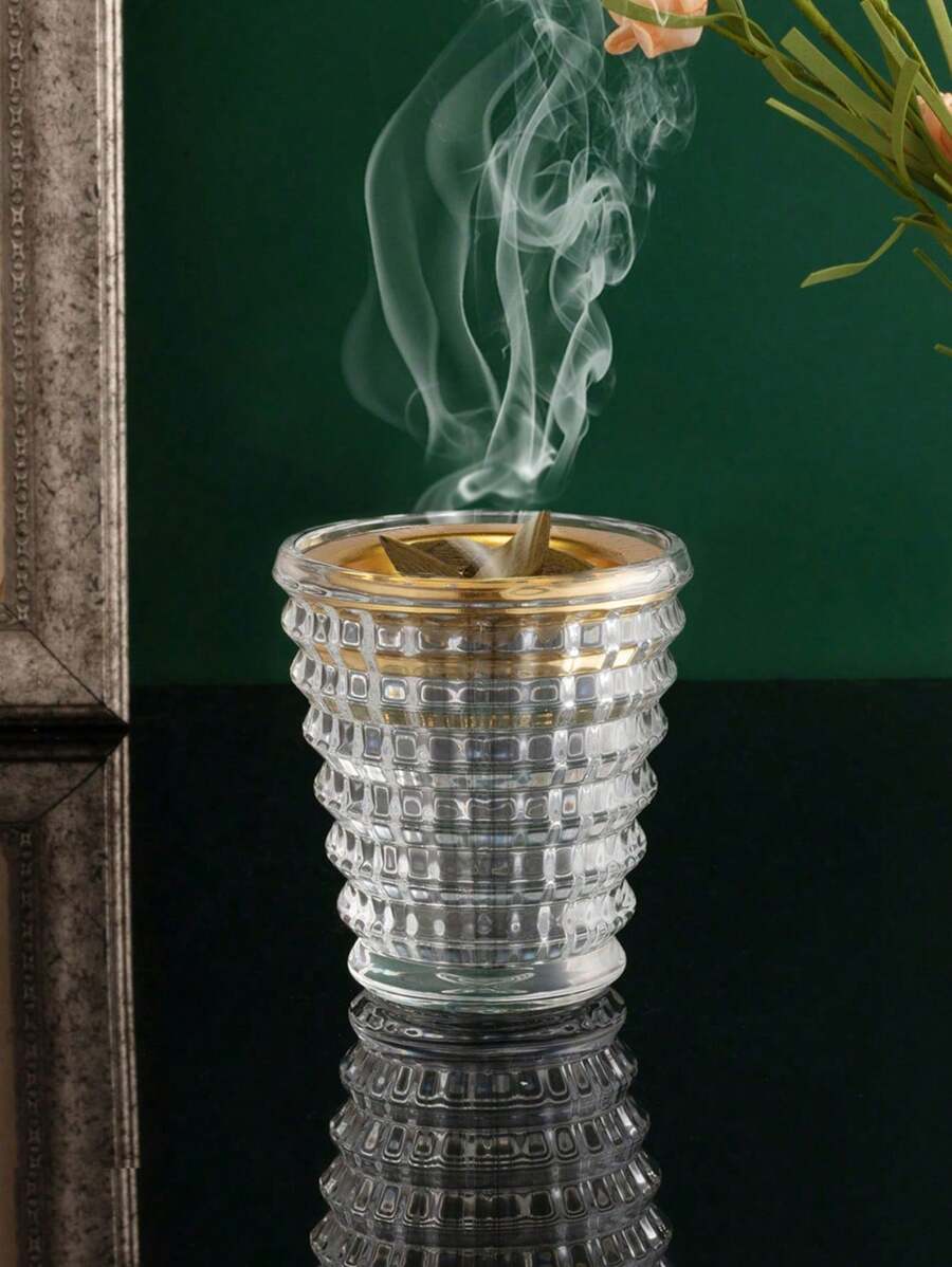 1PC Glass Incense Burner, Arabic Style Bakhoor Burner, Home Decor, Room ...