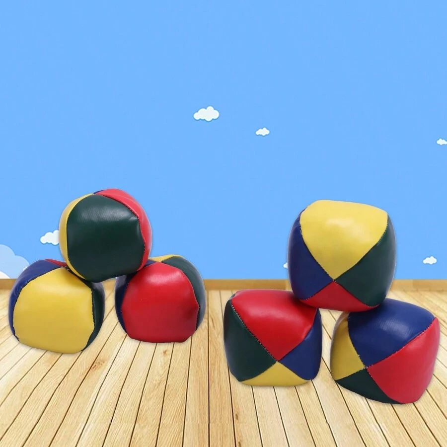 3pcs/6pcs/12pcs Set Leather 4-Leaf Sandbags, Outdoor Activity Throwing ...