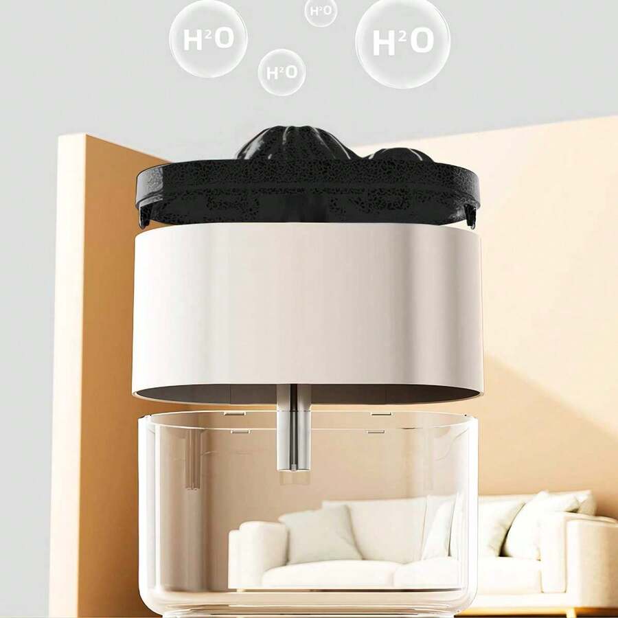 Essential Oil Aroma Diffuser, Simulation Flame Air Humidifier, 300ml ...