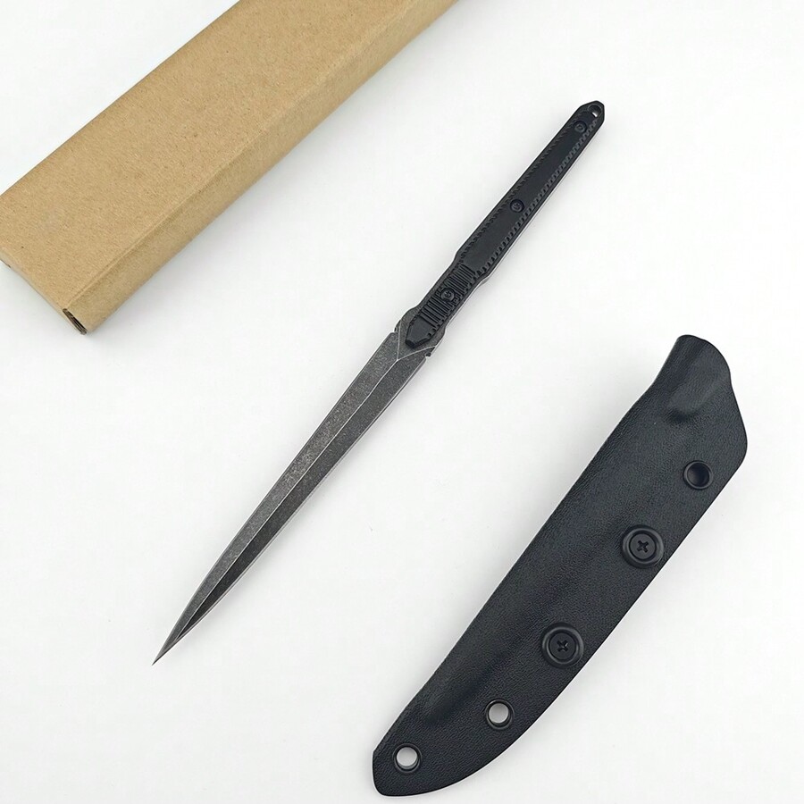 HN9 Feststehende Klinge Messer mit 8Cr13Mov Klinge, Aluminiumgriff ...