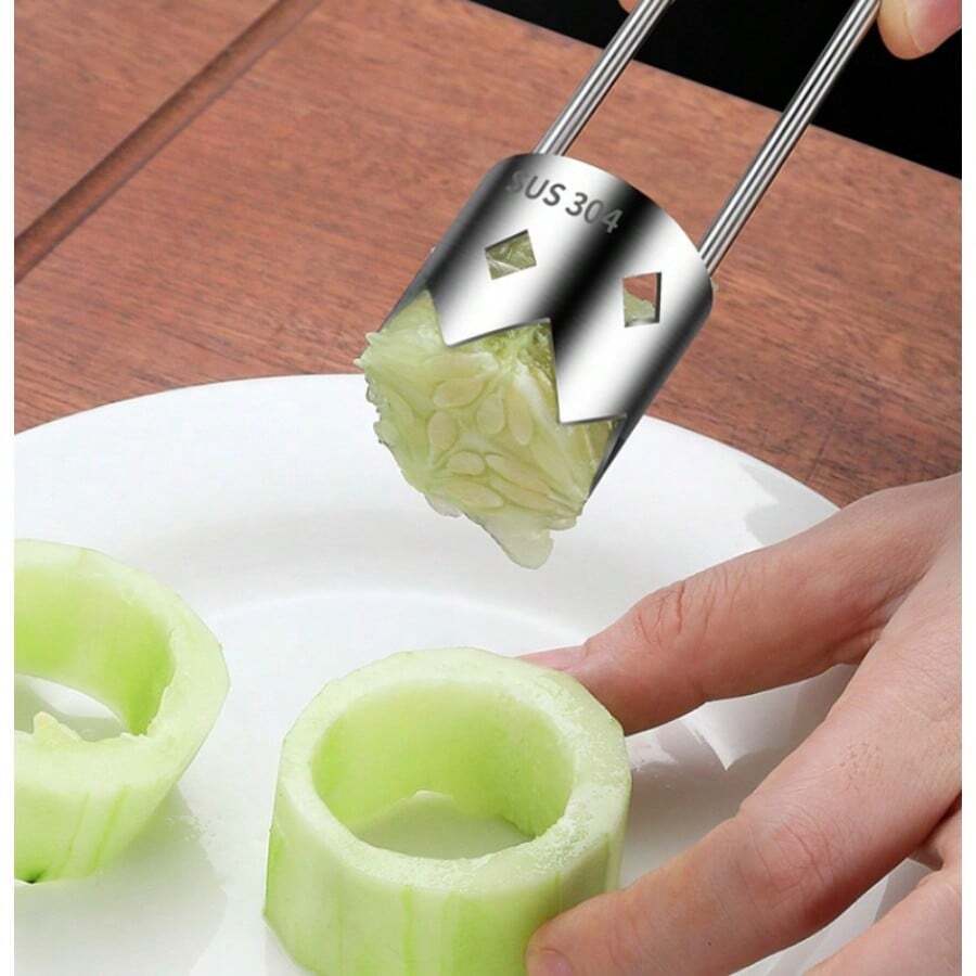 Stainless Steel Fruit Core Remover Apple Pear Pitter Extractor Tool ...