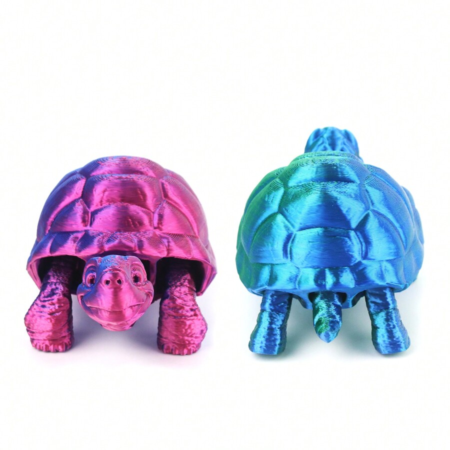 3D Printed Retractable Turtle With Realistic Shape, Movable Joints ...