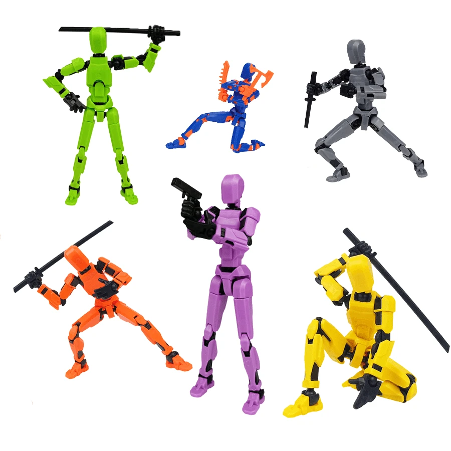 3rd Generation Multi-Jointed Posable Doll Figurine, Lucky 13 Joints ...