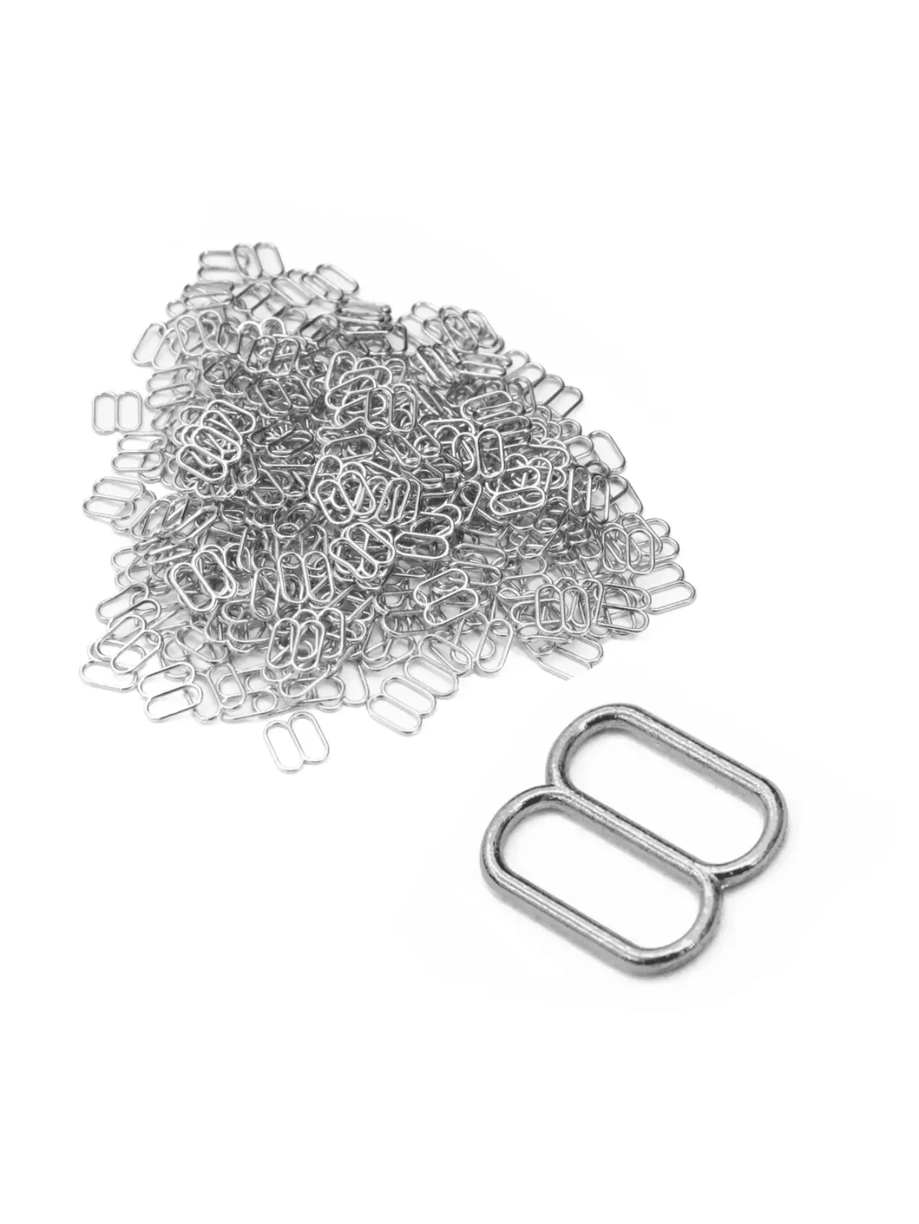 100 Units Of Regulator For Bag Loop Backpack Strap 15mm Raquel Nickel ...