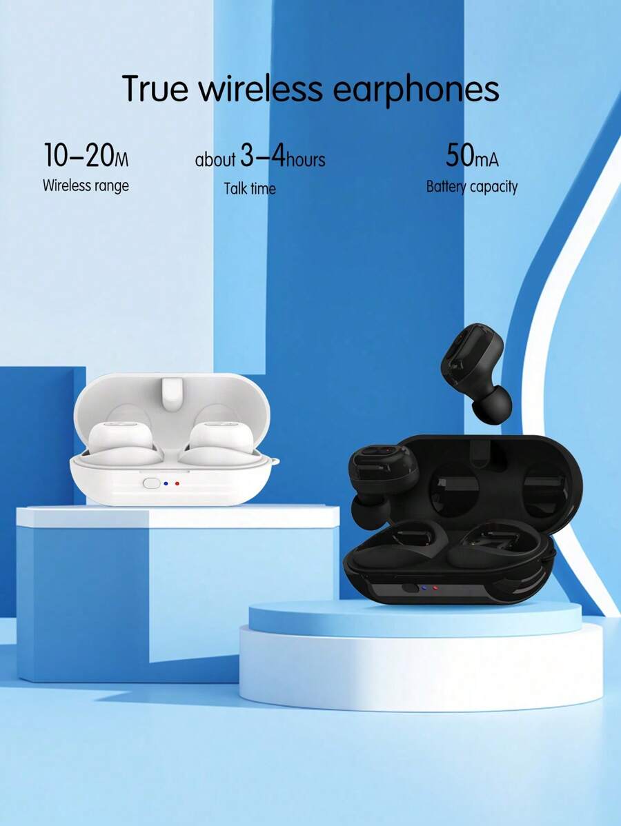 TWS Mini In-Ear Earphones, Waterproof, Touch Control, Low Latency ...