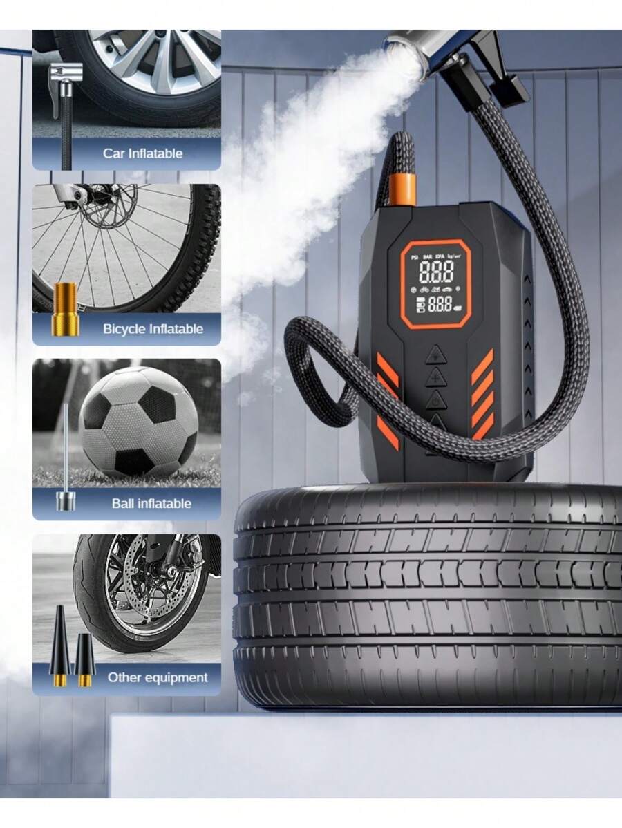 SUITU Multifunctional Tire Inflator, Portable Car Air Compressor (For ...