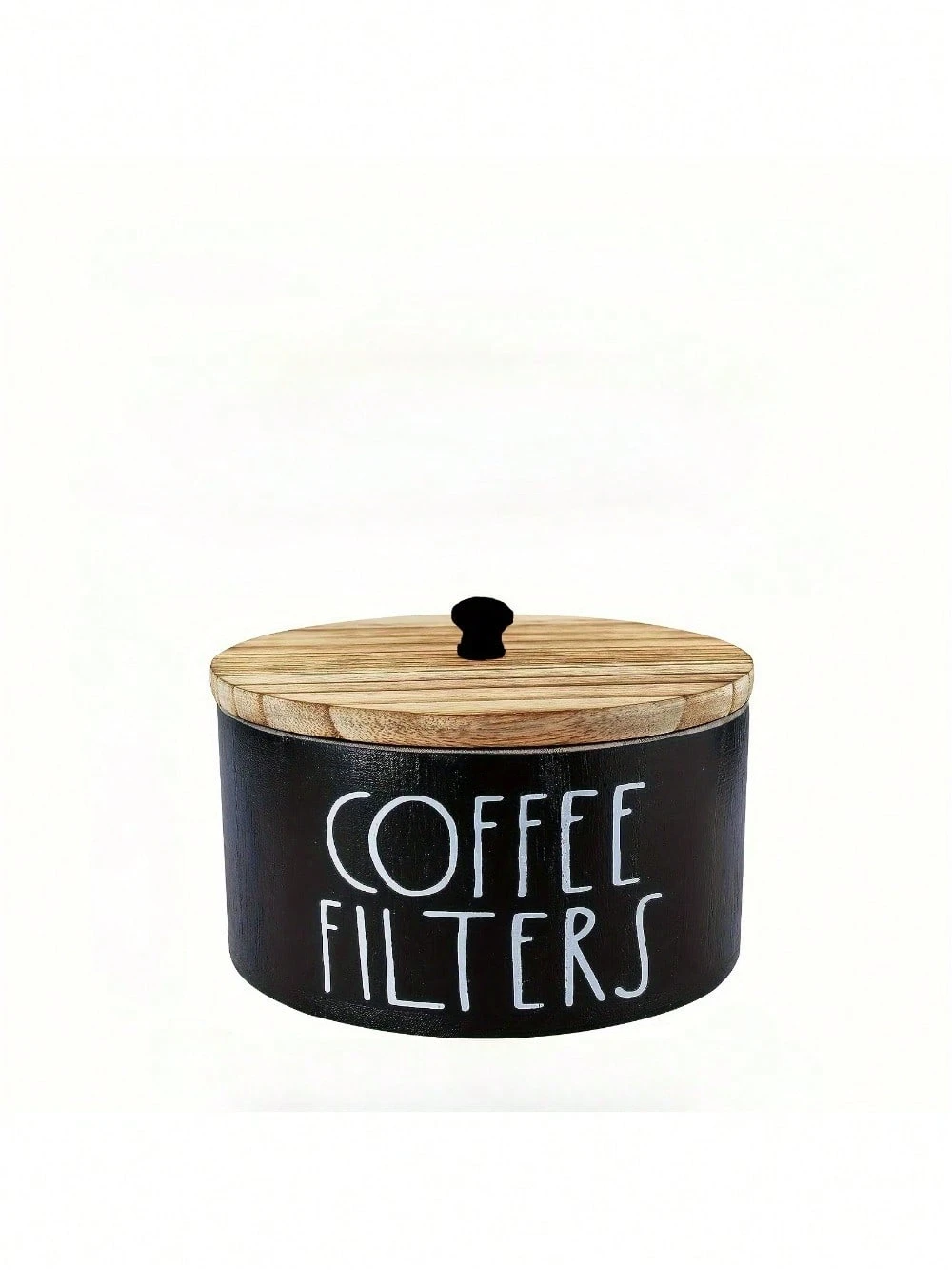 Country Style Wooden Coffee Filter Holder With Lid - And Easy To Clean ...