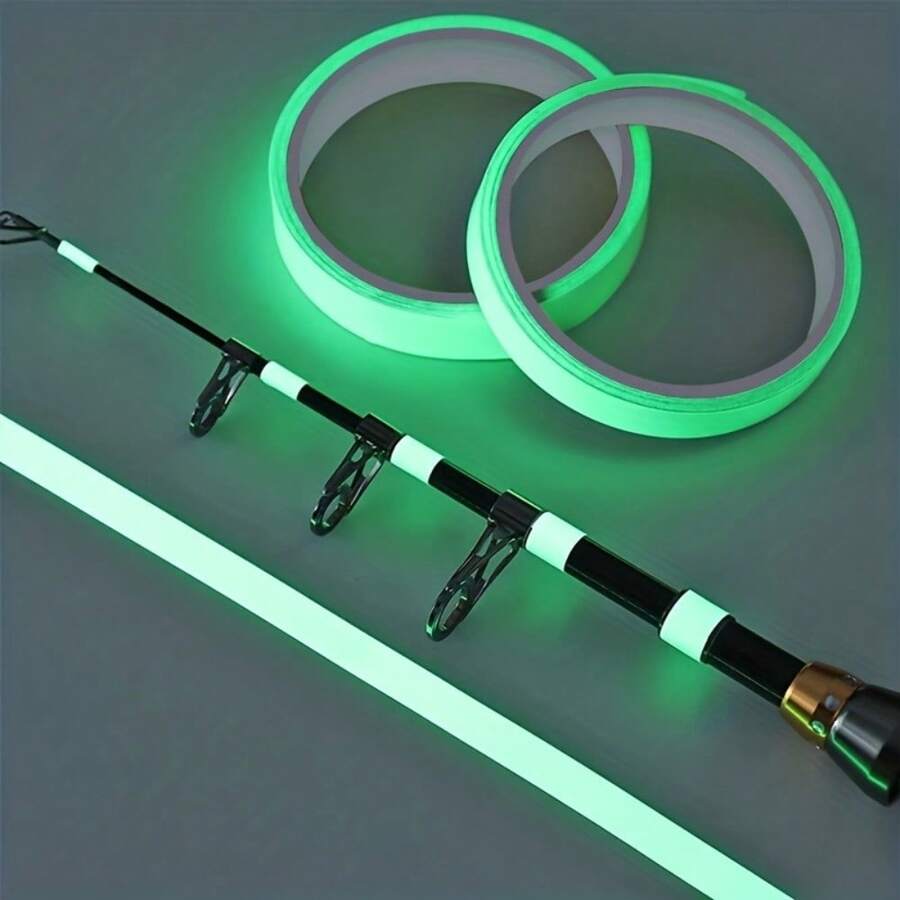 Night Fishing Rod Luminous Glow Tape, Fluorescent Fish Attracting ...