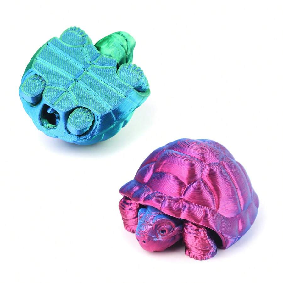 3D Printed Retractable Turtle With Realistic Shape, Movable Joints ...