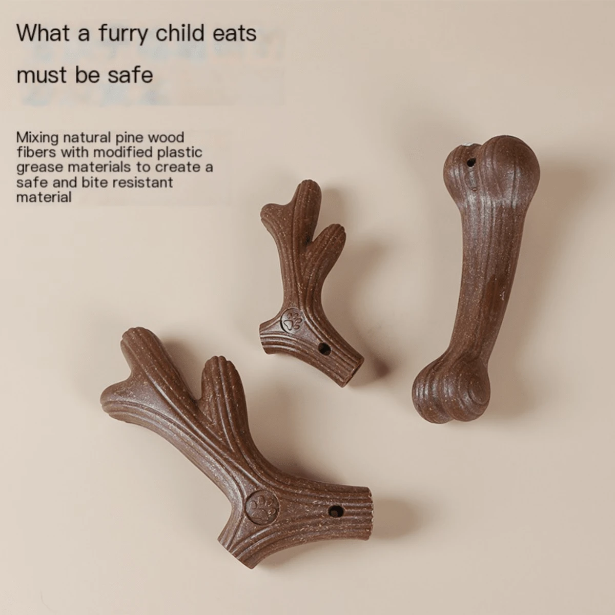 Dog Chew Toys Antler Edible Teething Sticks For Border Collie Corgi ...