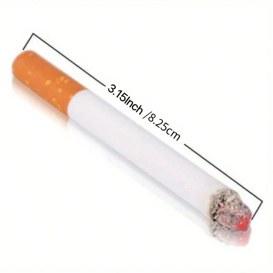 2pcs Realistic Fake Paper Cigarette Prop, Battery-Free Stage Props ...