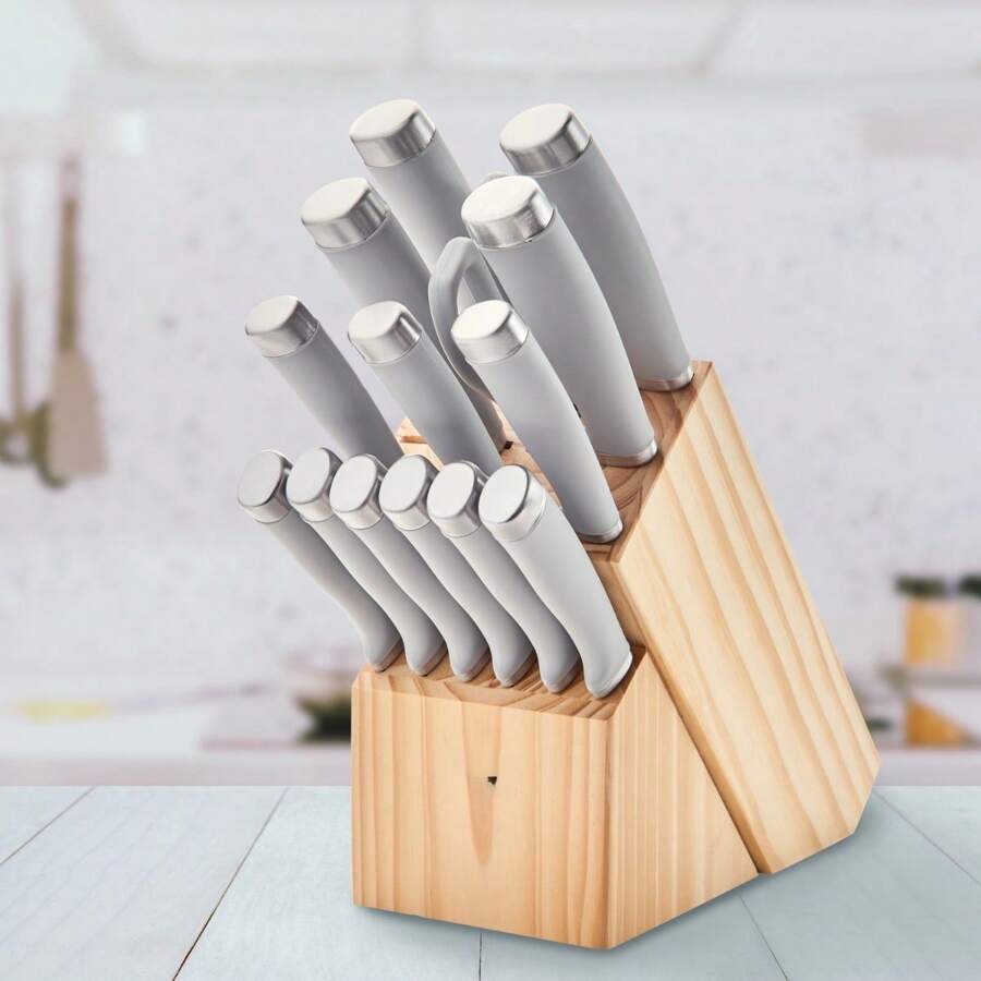 Gray Charm: 15-Piece Stainless Steel Cutlery Sets That Combine Practicality And Style | SHEIN USA