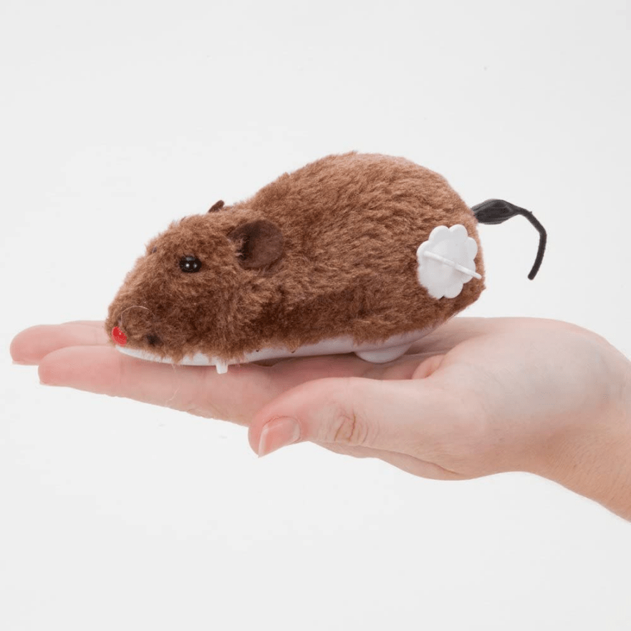 Unique Wind-Up Plush Mouse Trick Toy For Dog, Cat And Pet, Can Run And ...