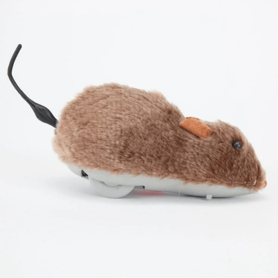 Unique Wind-Up Plush Mouse Trick Toy For Dog, Cat And Pet, Can Run And ...