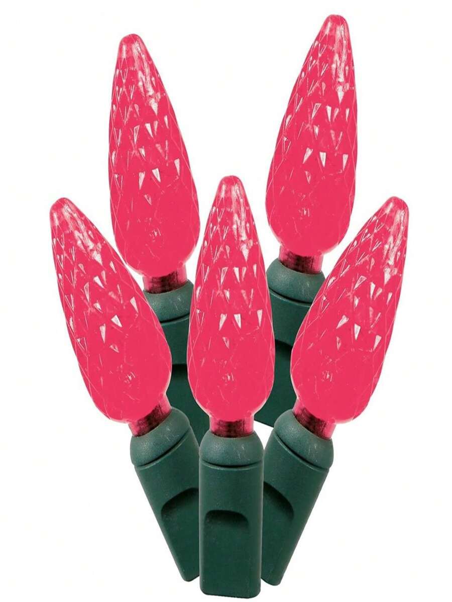 Vickerman X4G8135 LED C6 Magenta & Green Wire End Connecting 4 In ...