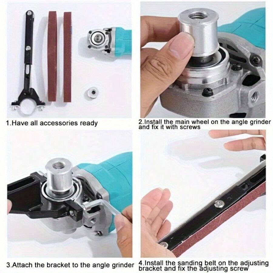 100 Type Mini Angle Grinder Conversion To Belt Sander Machine, DIY ...