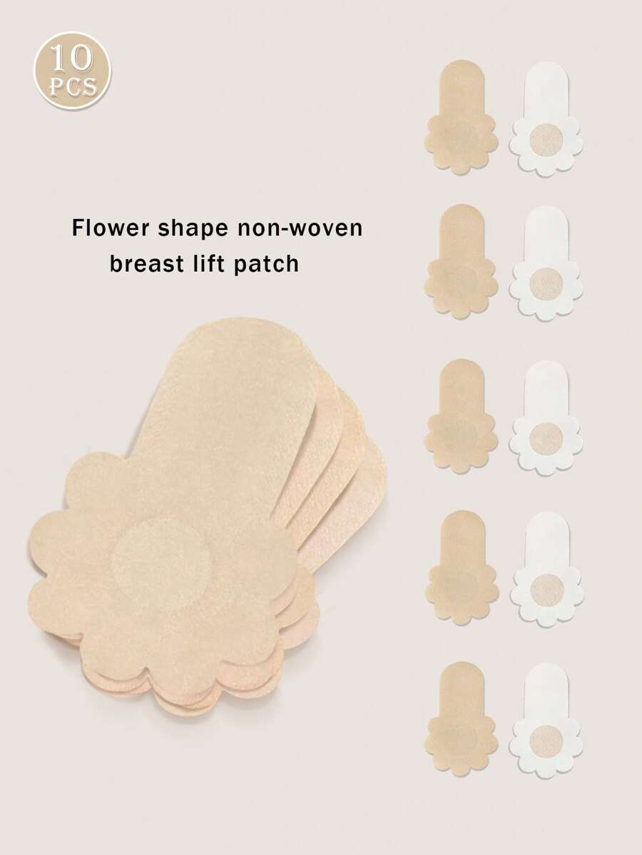 5 Pairs, Disposable Breast Lift Tape, Non-Woven Anti-Sagging Nipple ...