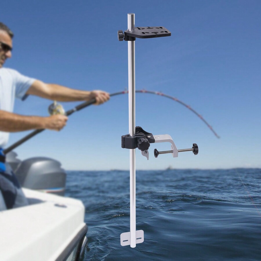 Portable Fish Finder Mount For Kayaks, Fishing Boat Fish Finder Bracket ...