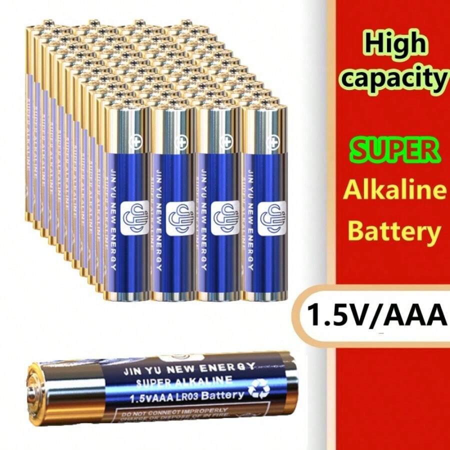 4-80PCS Premium Grade AAA Dry Battery Disposable Battery1.5v Alkaline ...