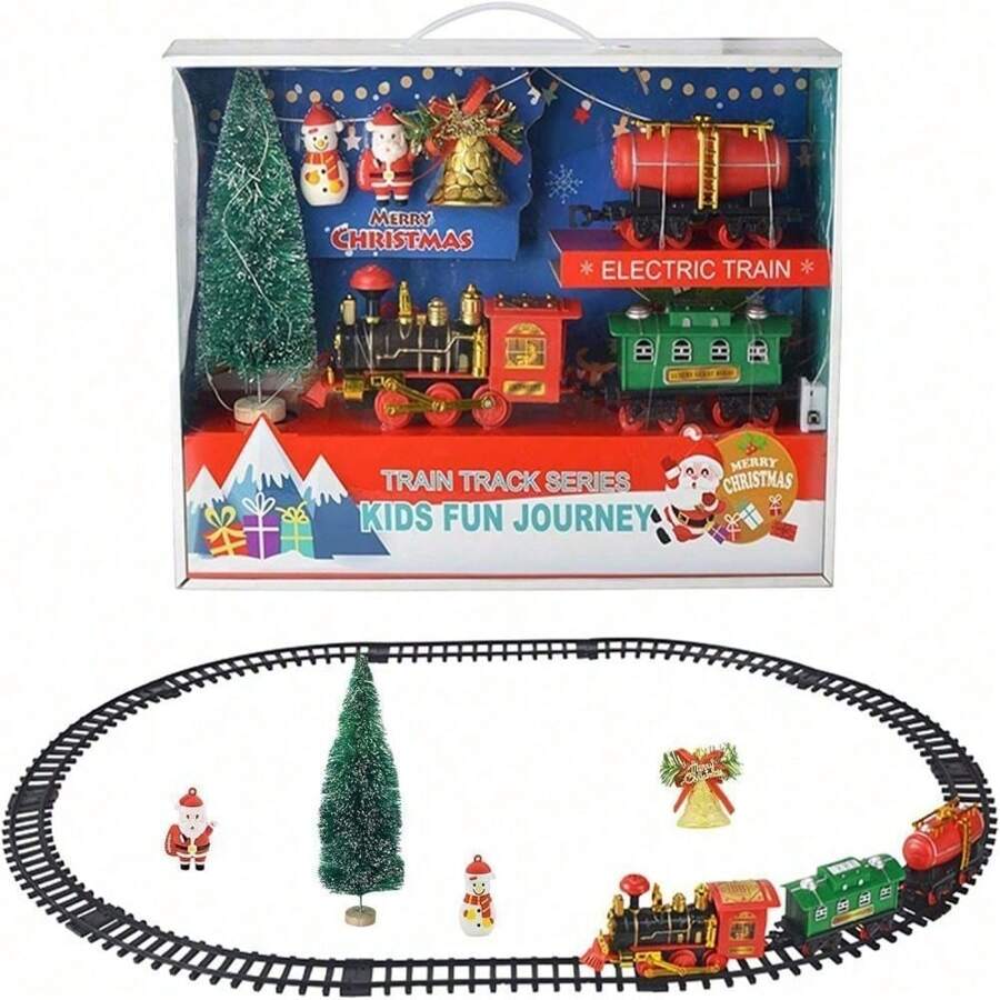 Christmas Train Set, Christmas Electric Train Toy With Lights And ...