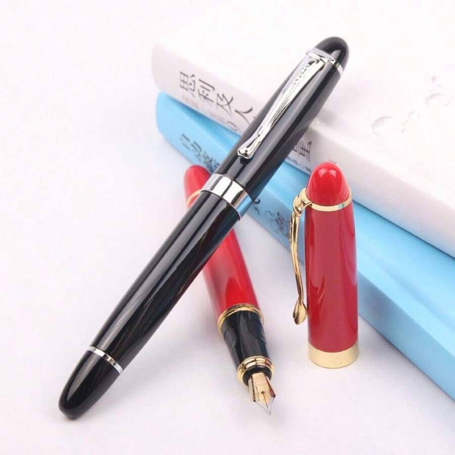 1 SET 0.5mm F Nib Fountain Pen Ink Set Business Office Writing ...
