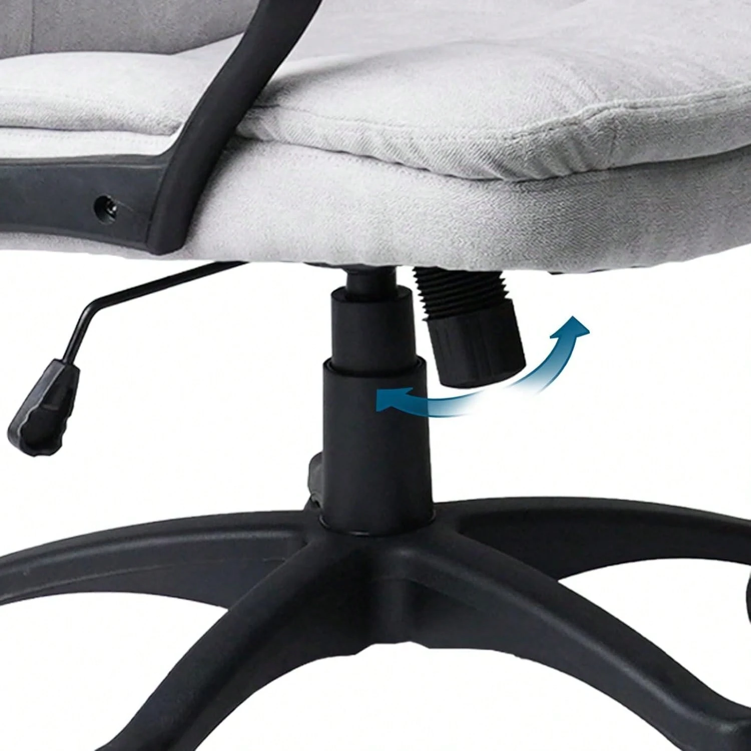 Ergonomic Executive Cloth Office Chair With Upholstered Swivel ...
