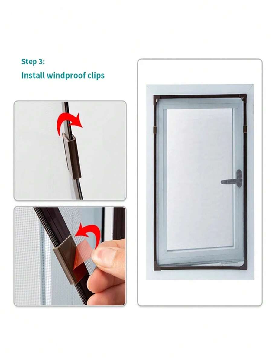 Soft Frame Magnetic Window Screens Components DIY Magnetic Window ...