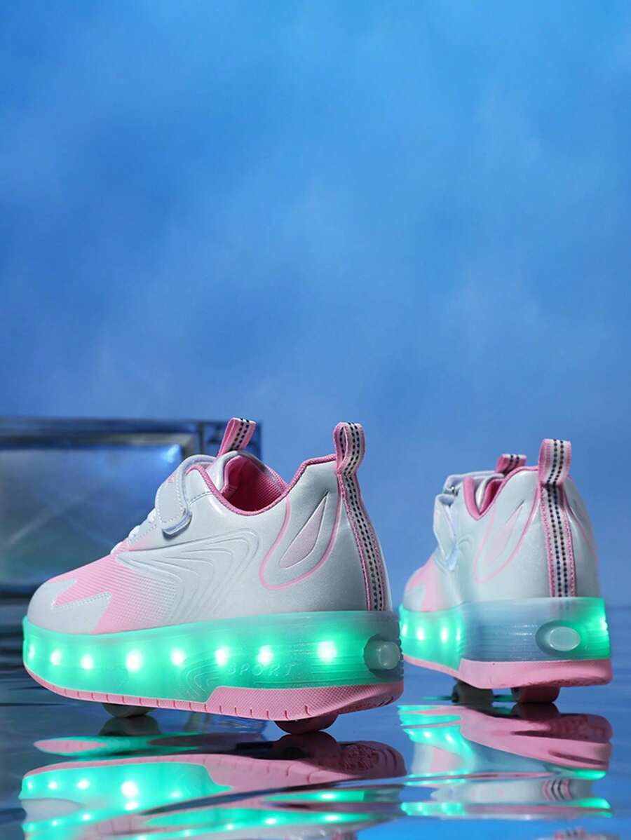 2-Wheel Transformable Roller Skates With Retractable Wheels, Unisex ...