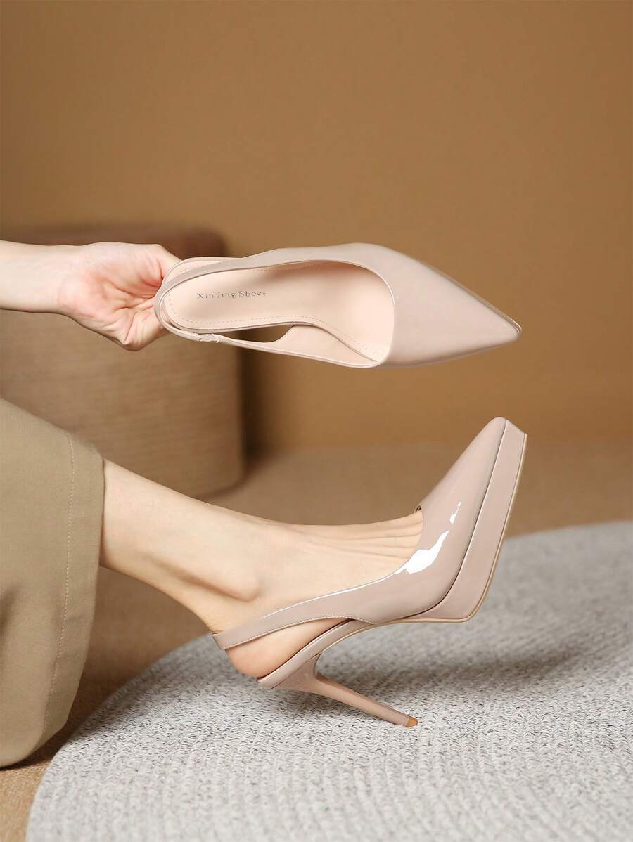 Women's Fashion Waterproof Platform High Heel Backless Pumps | SHEIN USA