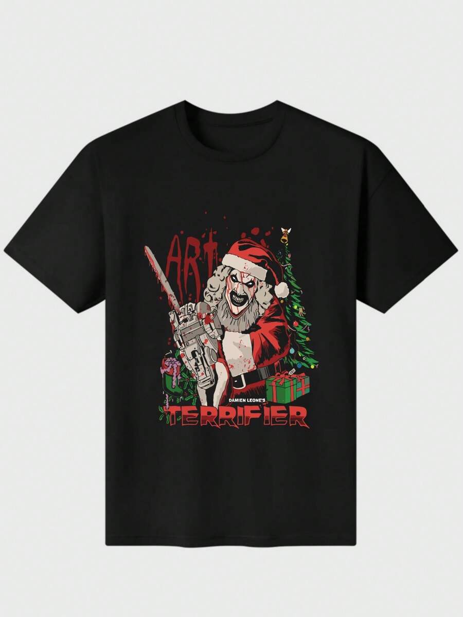 Art The Clown Santa Terrifier 3 Casual Digital Print 220g Pure Heavy ...