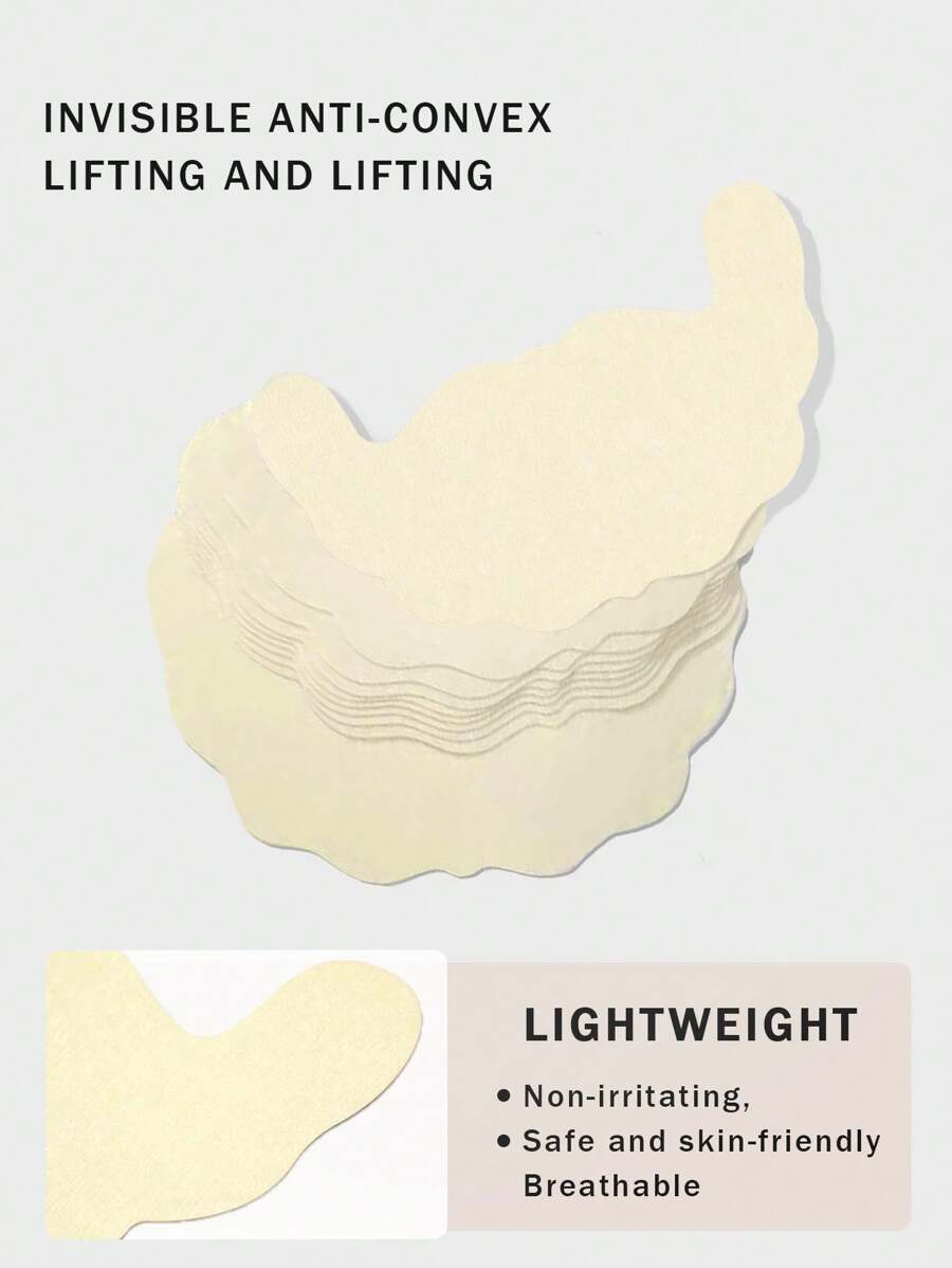 5 Pairs Of Lifting Invisible Breast Stickers, Disposable Anti-Bump Non ...