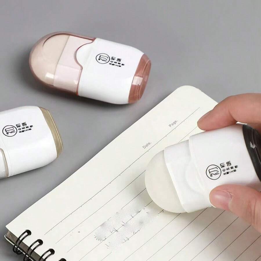 Random Color Multi-Function Large Capacity Cartoon Eraser, No Debris Two-In-One Pencil Sharpener ...