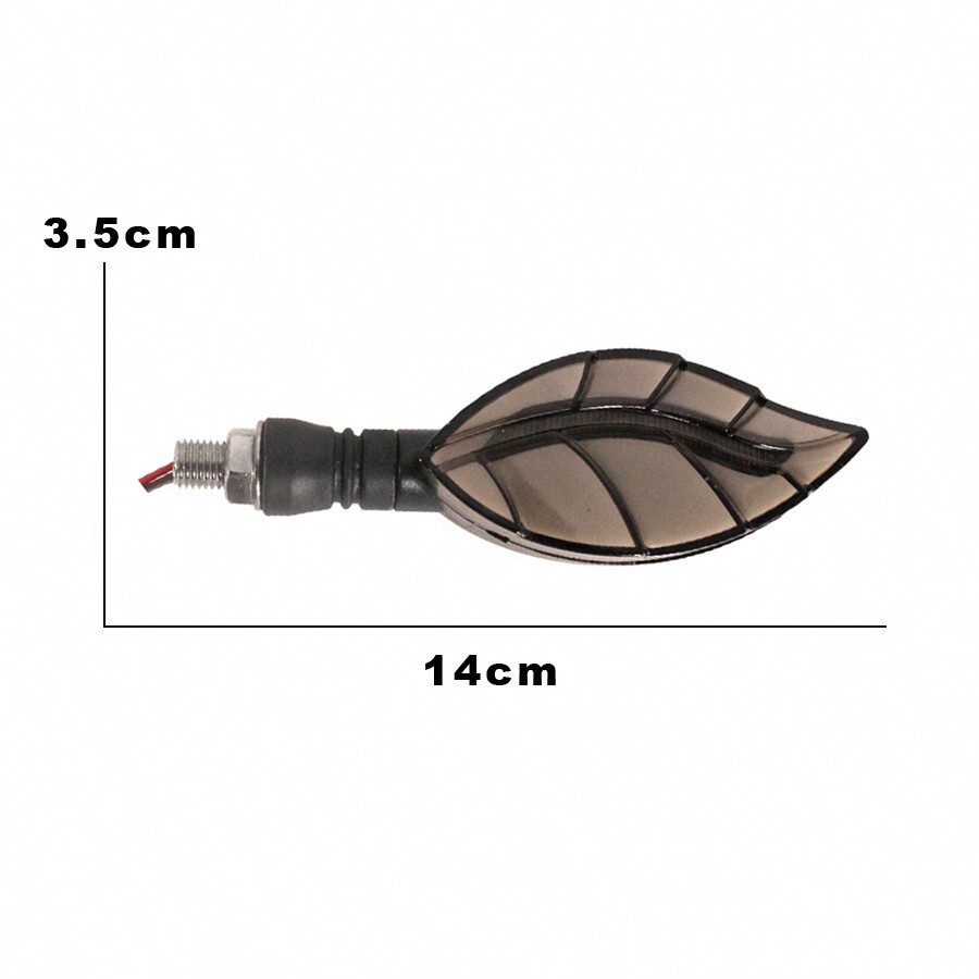 Pair Of Motorcycle Turn Signals In The Shape Of A Tree Leaf for Sale ...
