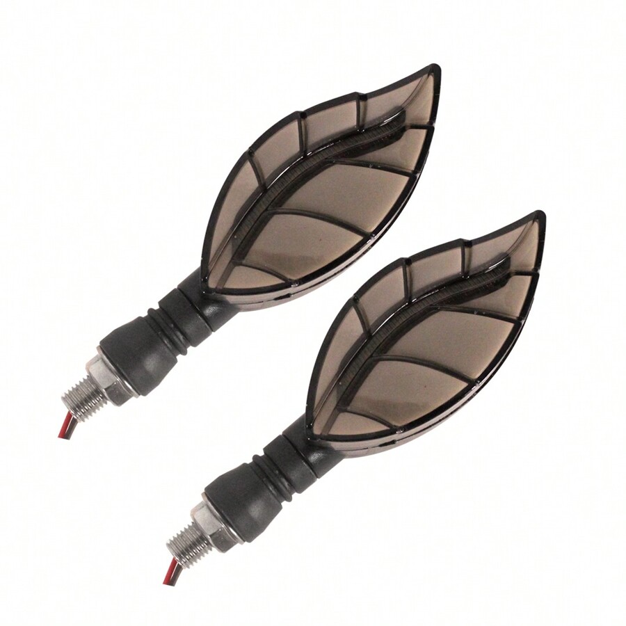 Pair Of Motorcycle Turn Signals In The Shape Of A Tree Leaf for Sale ...