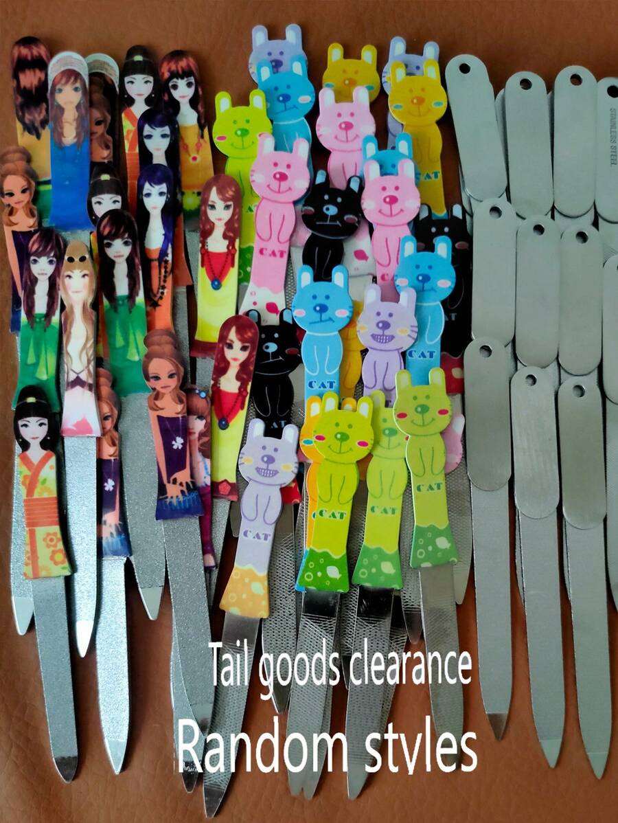 Wholesale Double-Sided Stainless Steel Nail File, Nail Care Tool For ...