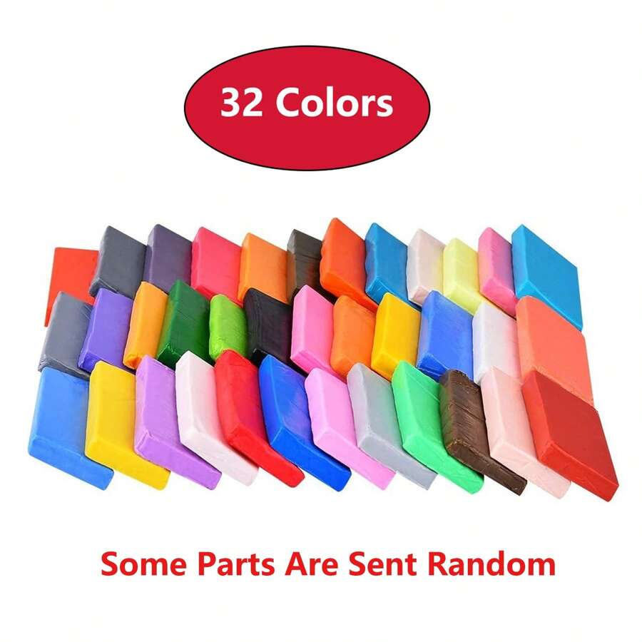 Small Block Polymer Clay Starter Kit, Oven Bake Clay, Molding DIY Clay ...