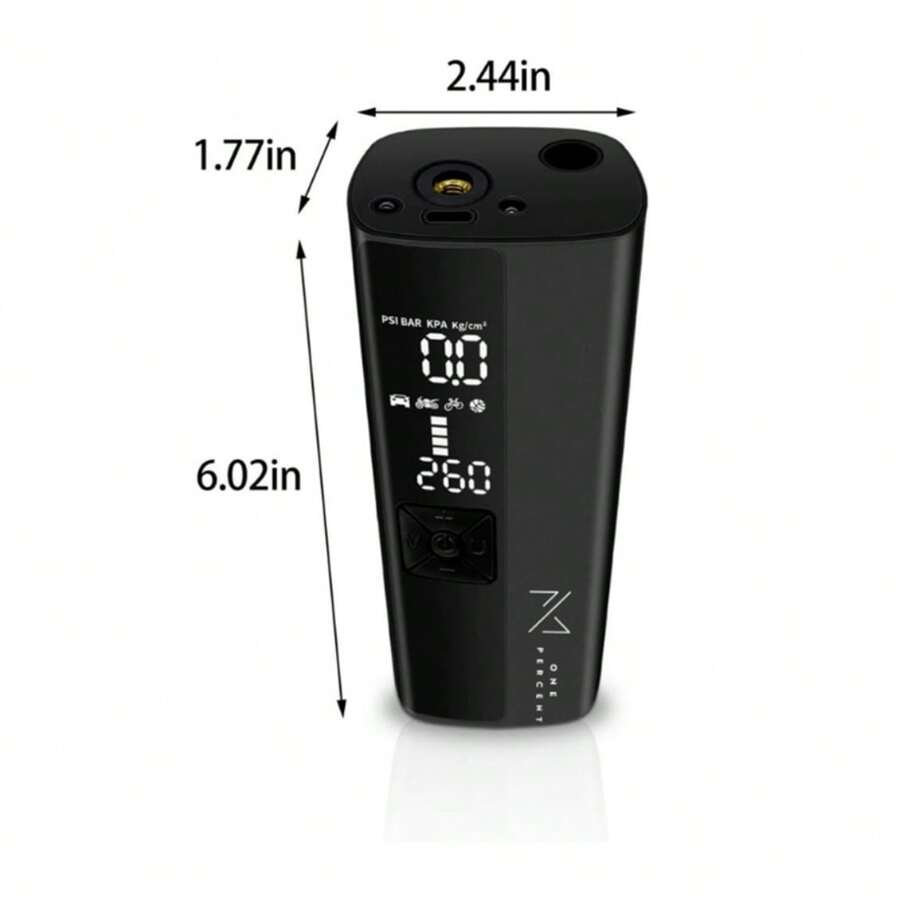 Portable Digital Air Compressor 150PSI Electric Auto Pump Tire Inflator ...